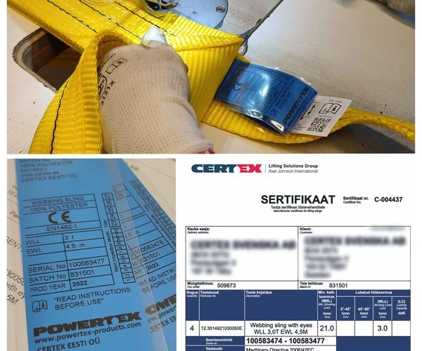 Latest news from lifting and lashing equipment | Certex Estonia